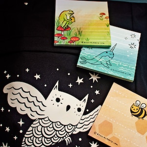 Cute Frog Notepad by Boygirlparty — Reading FROG Gift — Cottagecore ...