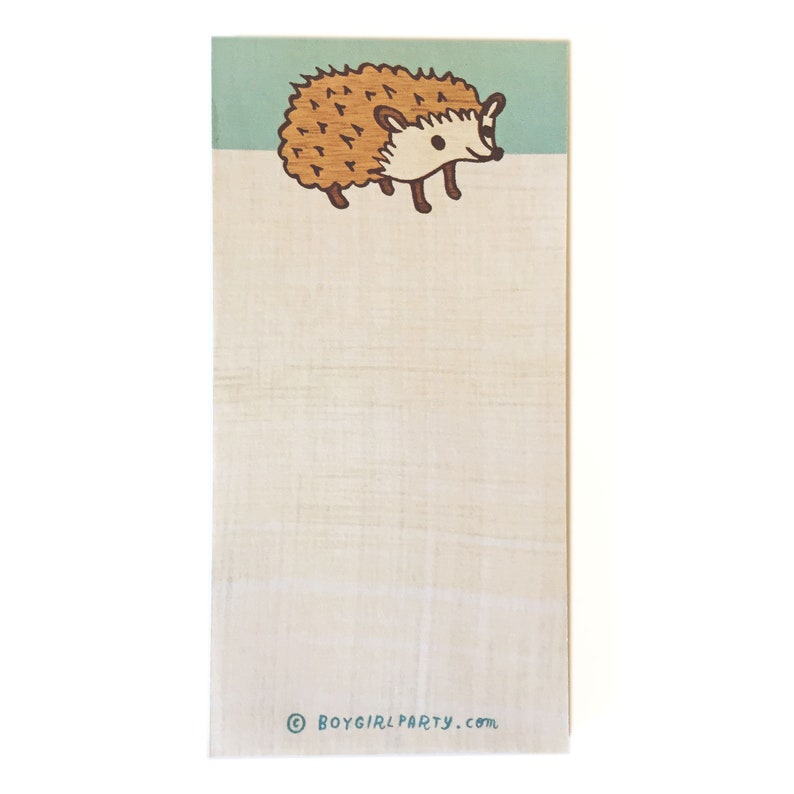 Cute Woodland Animal Notepad Kawaii Illustrated Note Pad - Etsy