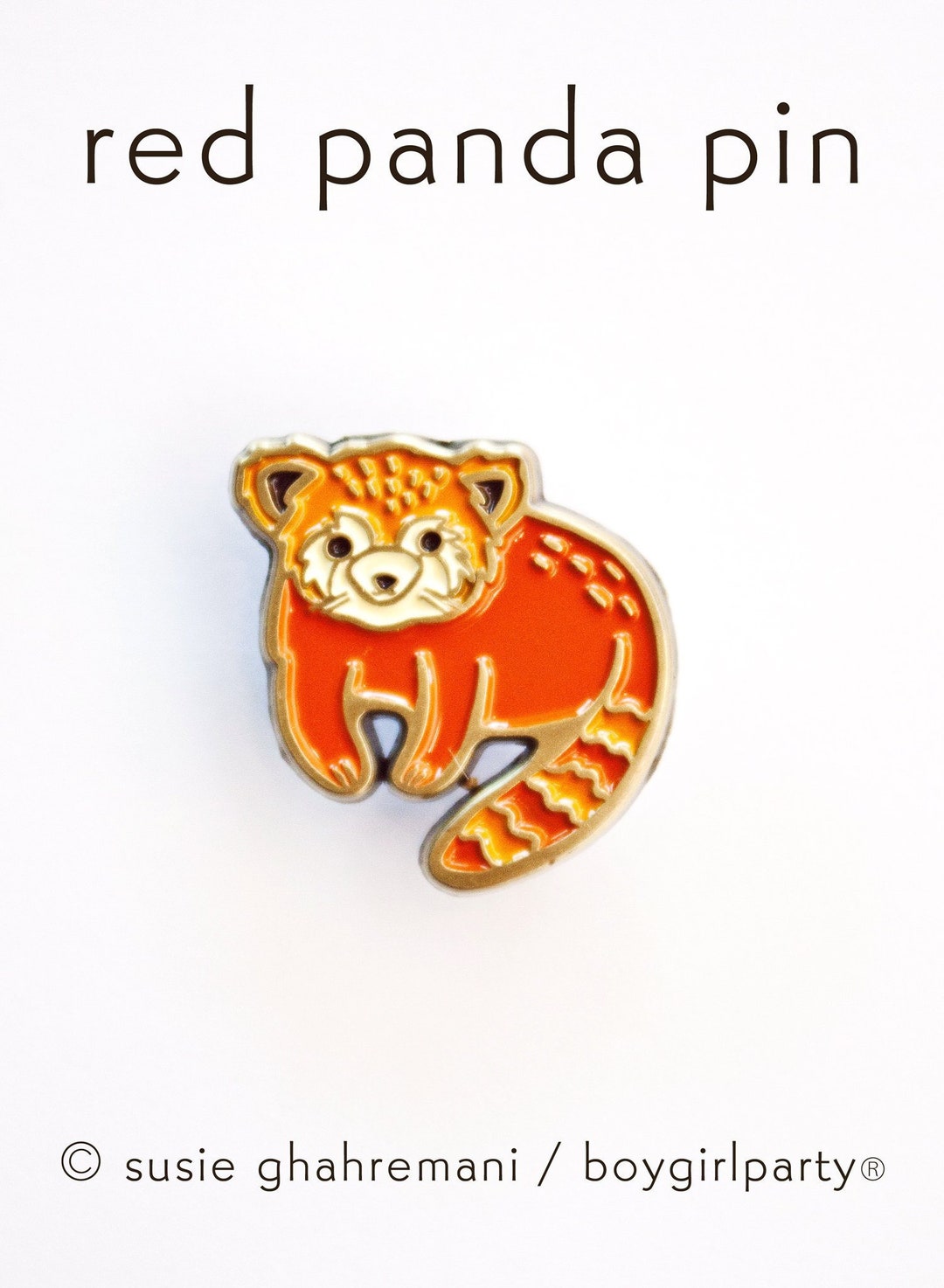 Red Panda Pin - Cute Enamel Pins for Backpacks - Red Panda Jewelry ...