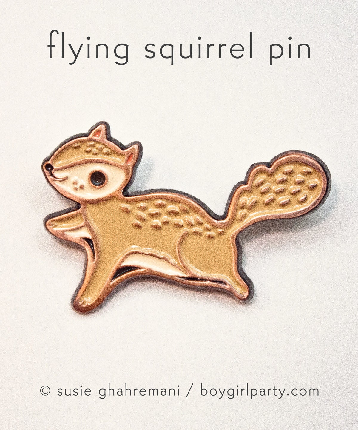 Enamel Pin SQUIRREL PIN Squirrel Enamel Pin Backpack Pins | Etsy