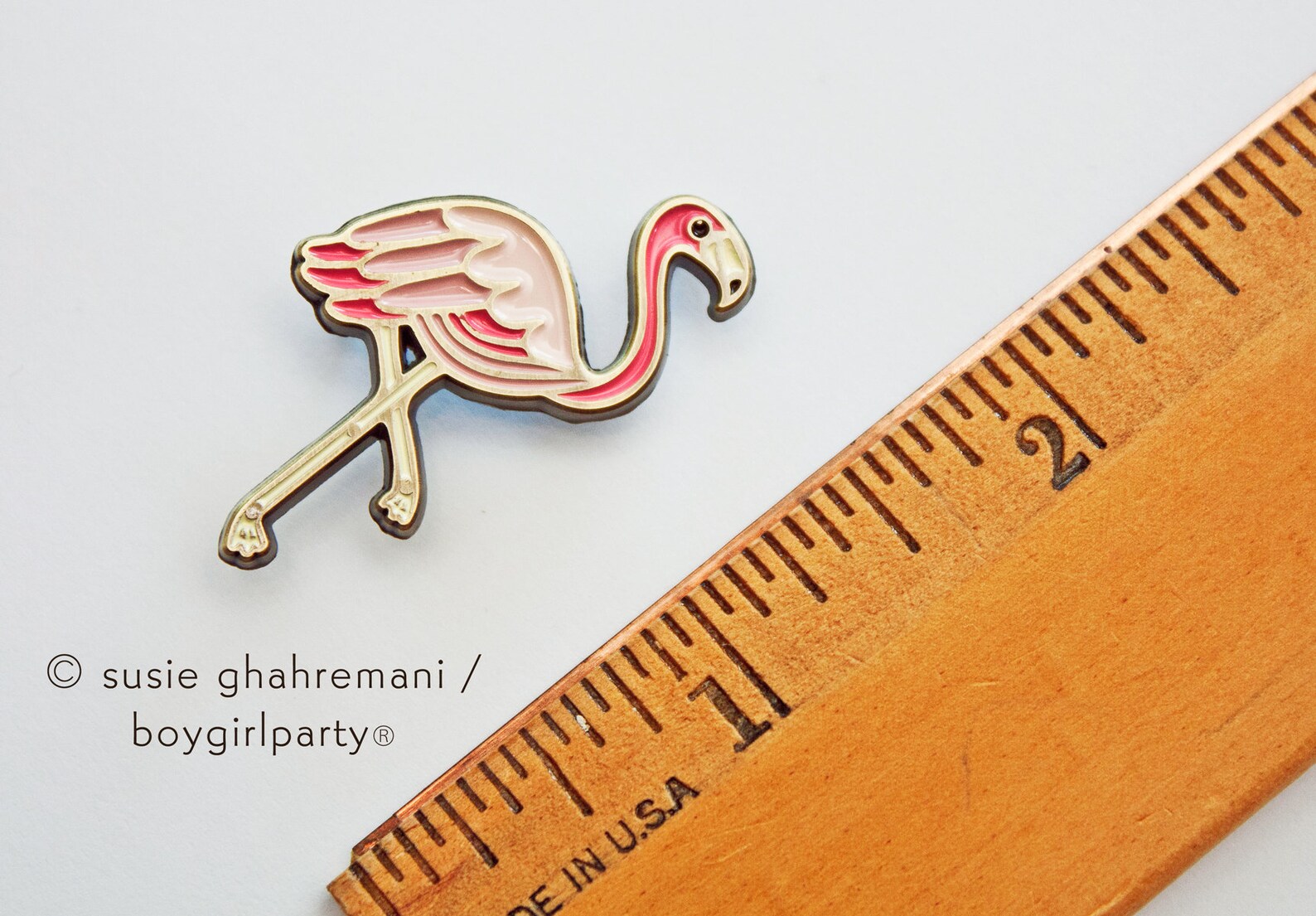 FLAMINGO Enamel Pin Pink Flamingo Gift Brooch Flamingo | Etsy