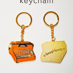 Cottagecore Aesthetic Keychain — TYPEWRITER Keychain for Women — Best ...