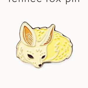FENNEC FOX Enamel Pin -- Desert Fox Brooch -- Fennec Fox Jewelry ...