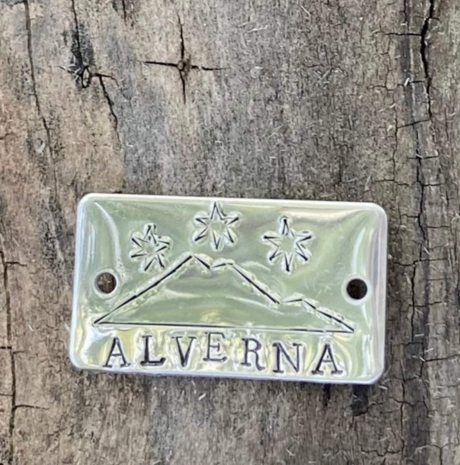 Custom Walking/ Hiking Stick Medallion/ Personalized Hand Stamped ...