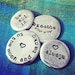 Personalized Coin Metal Token/ Custom Medallion Lucky Charm Stone ...