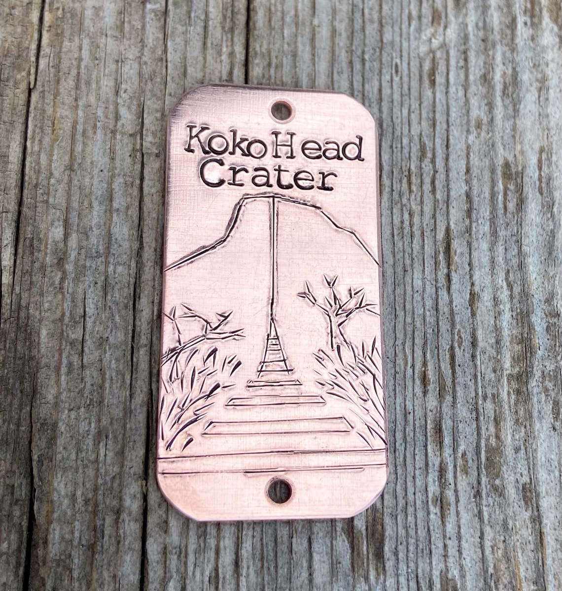 Custom Walking/ Hike Stick Medallion/ Personalize Hand Stamped - Etsy