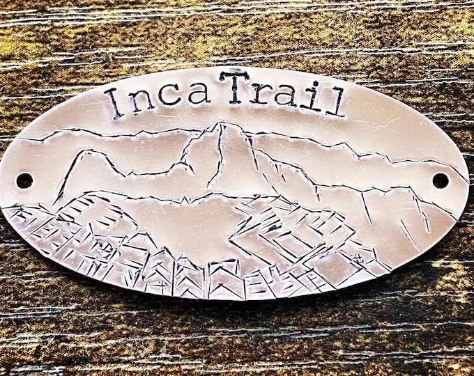Custom Walking/ Hiking Stick Medallion/ Personalized Hand Stamped ...