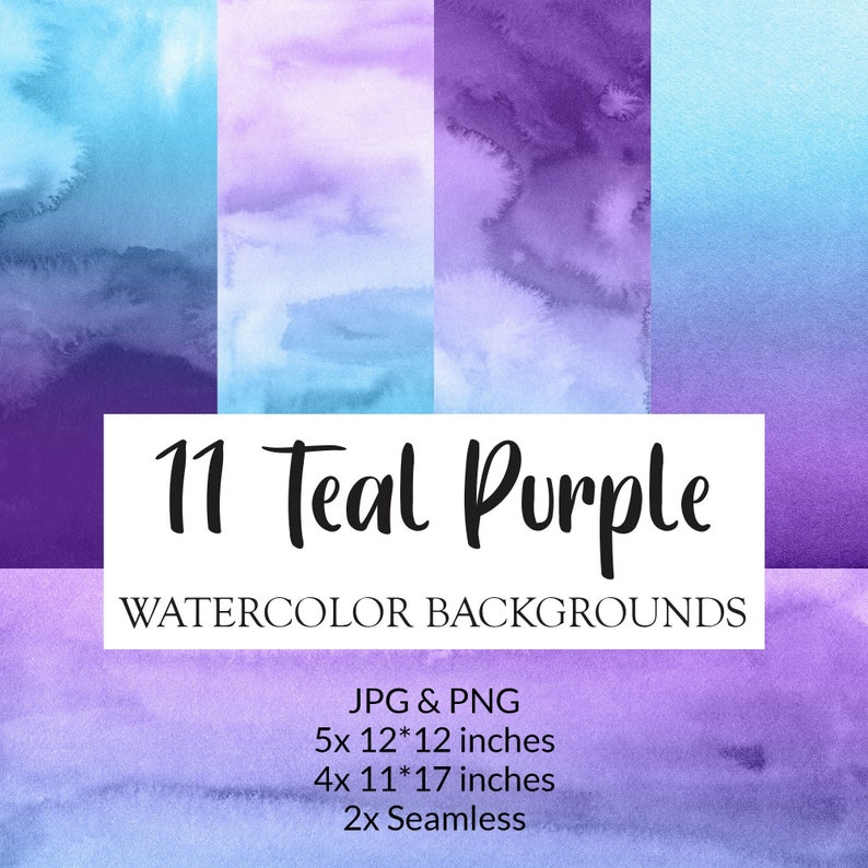 Purple Teal Gradient Background, Ombre Textures Paper | 11 Design ...