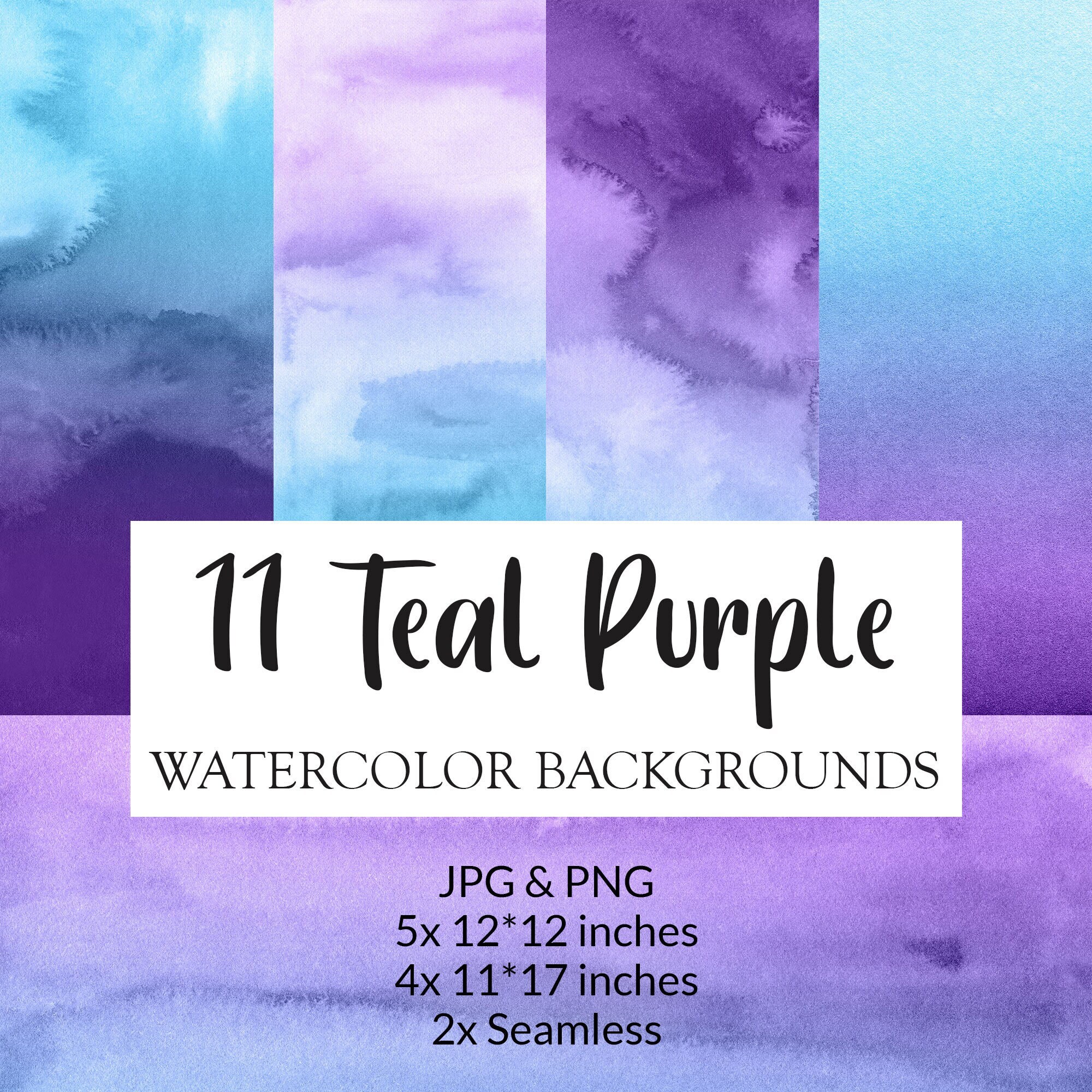 Purple Teal Gradient Background, Ombre Textures Paper | 11 Design ...