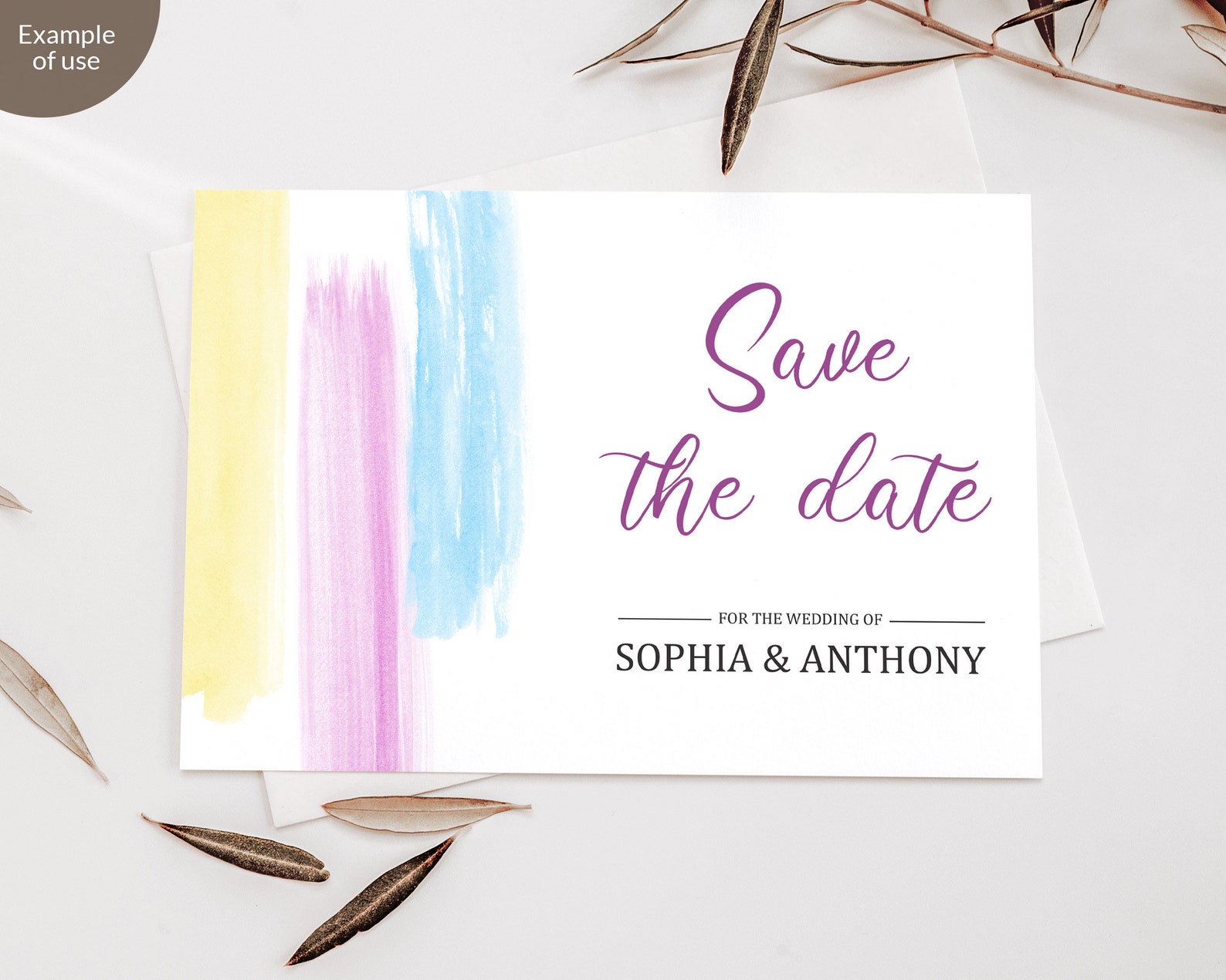 Watercolor Pastel Rainbow Brush Strokes Clipart | 20 Transparent Png ...