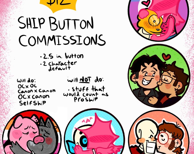 Custom Ship Buttons - Etsy