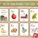 On the Farm Alphabet Flash Cards, Preschool Activity, Montessori ...