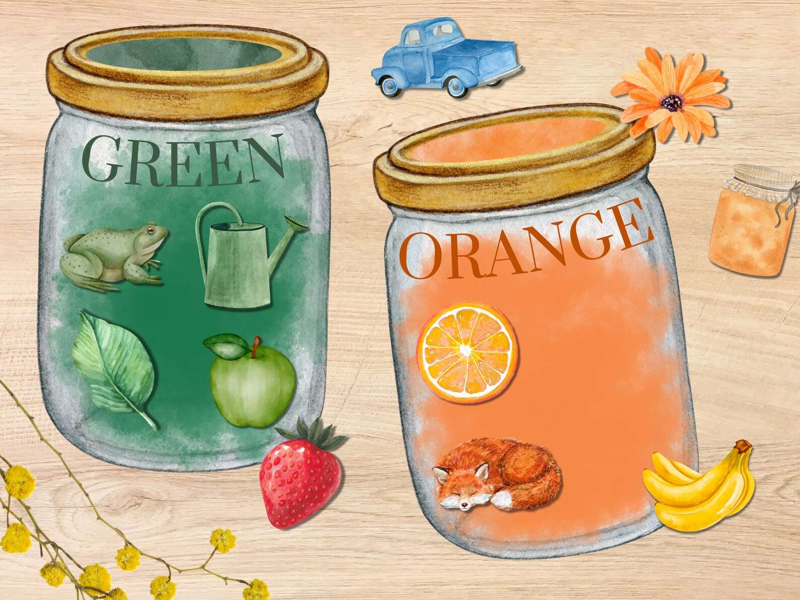 Color Matching Activity, Color Learning, Toddler Busy Book Printable ...