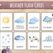 Weather Flashcards, Learn Weather, Toddlers and Preschoolers ...