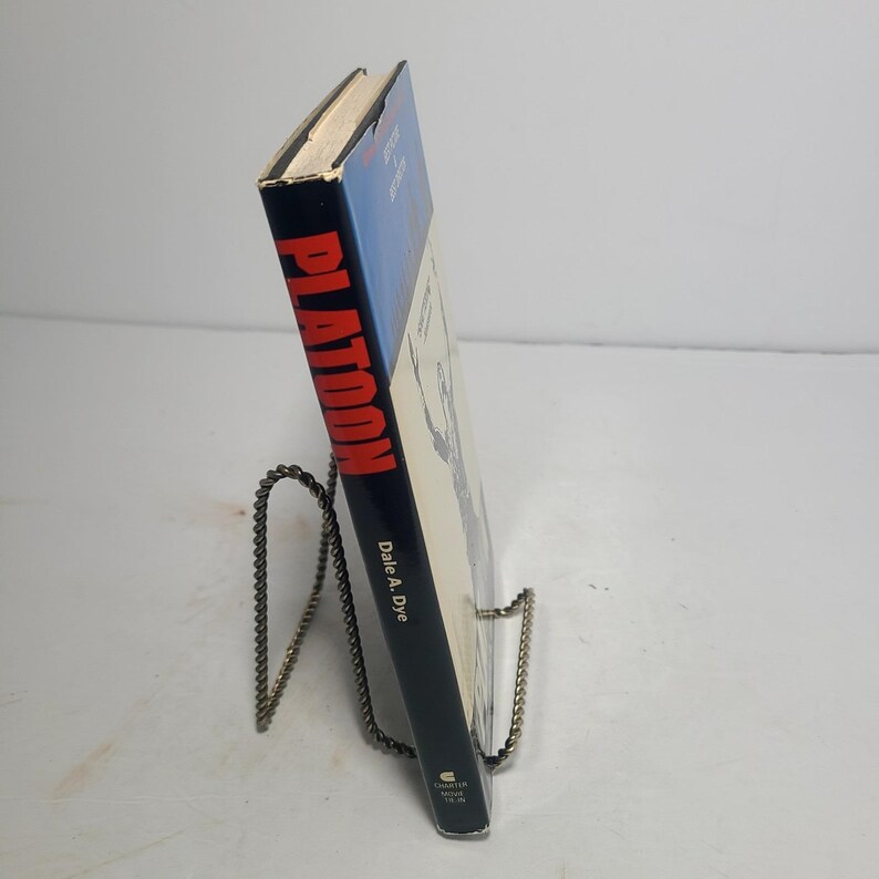 PLATOON By, Dale A. Dye HC DJ Book Club Ed. Based on Screenplay 1986 - Etsy