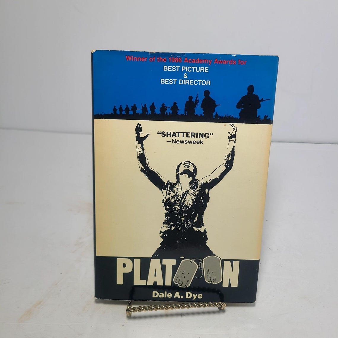 PLATOON By, Dale A. Dye HC DJ Book Club Ed. Based on Screenplay 1986 - Etsy