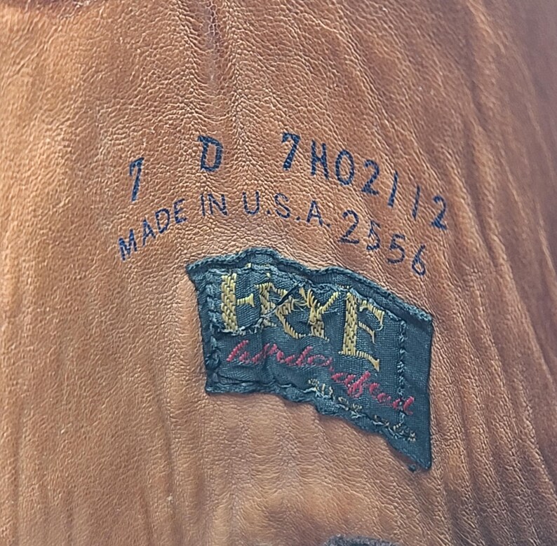 Vintage FRYE Black Label Mens 70s Campus Sunrise Boots Size 7D Made in ...