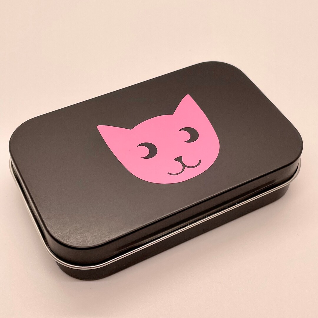 Pink Cat Tin - Etsy