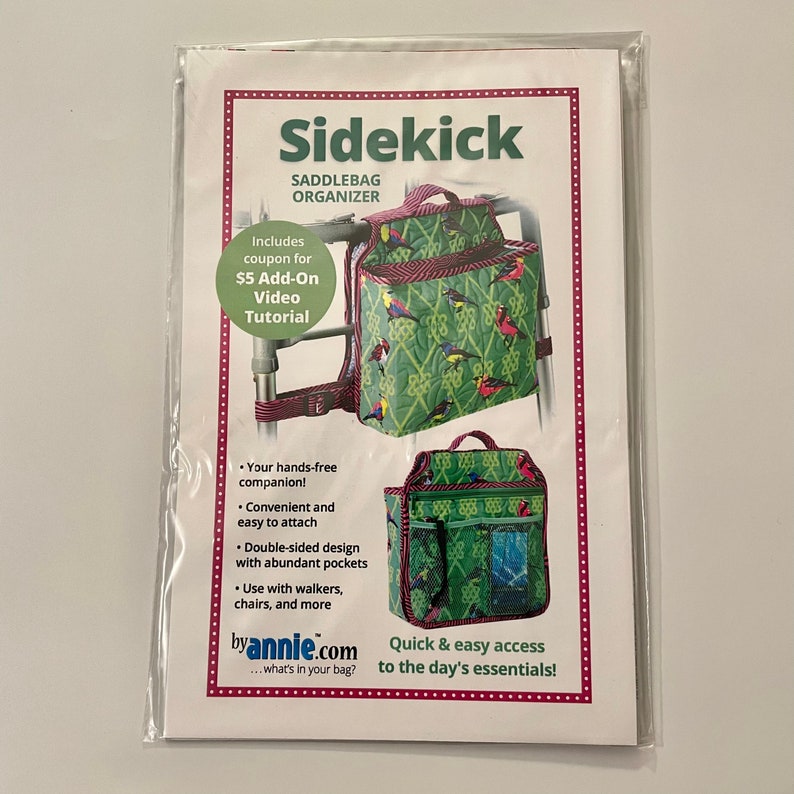 Byannie Sidekick Saddlebag Organizer Sewing Pattern - Etsy