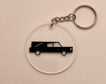 Hearse Keychain - Etsy
