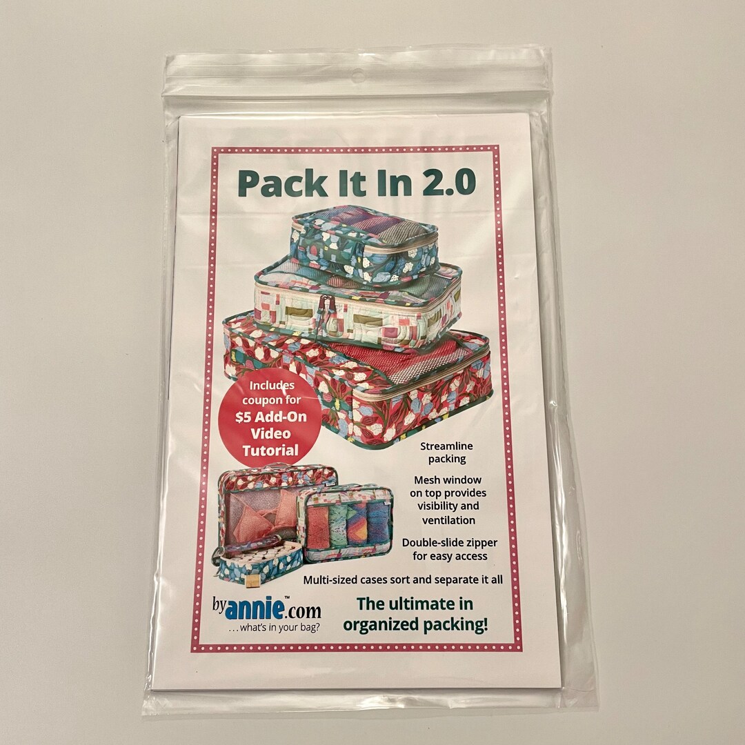 Byannie Pack It in 2.0 Sewing Pattern - Etsy