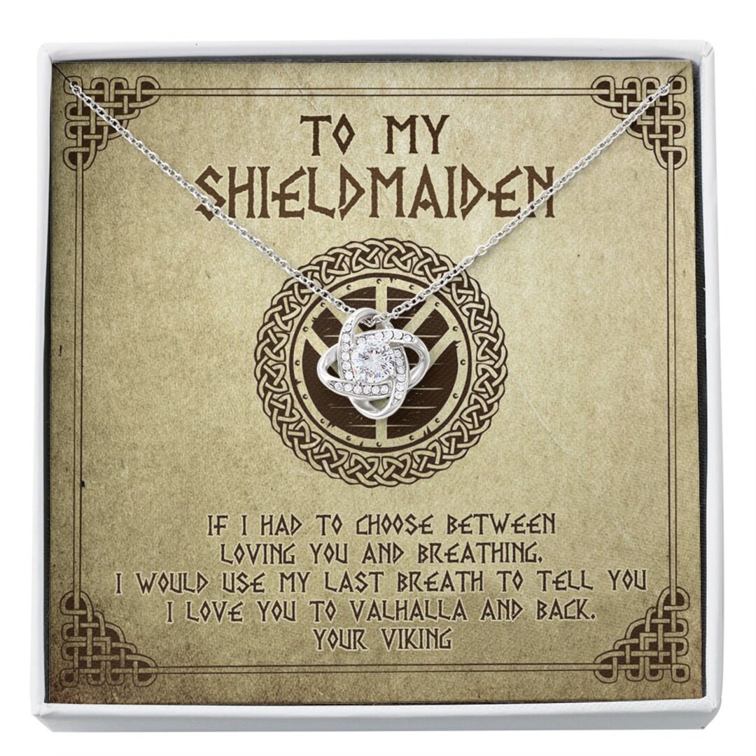 Girlfriend Necklace Wife Necklace to My Shieldmaiden - Etsy