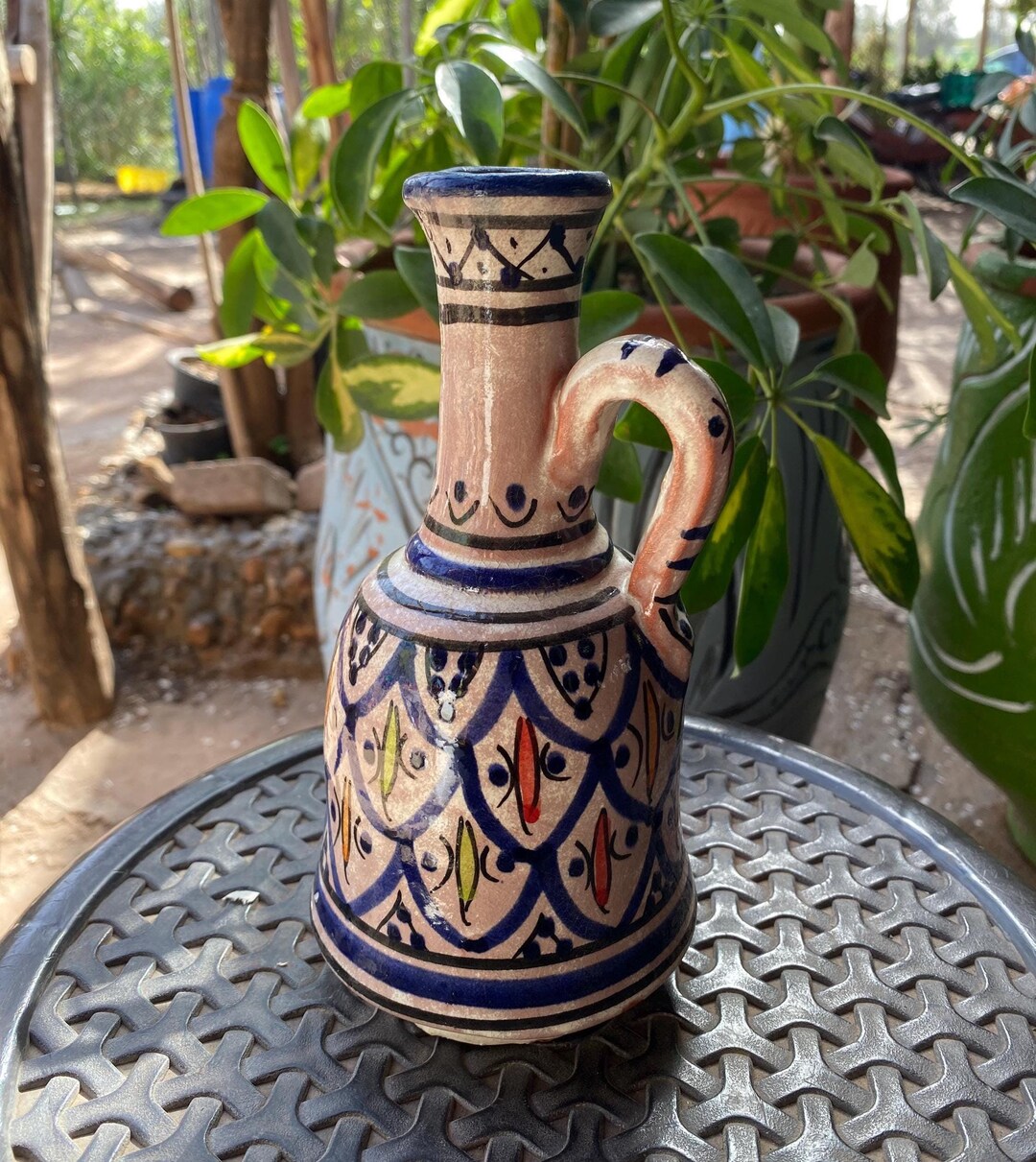 Moroccan Traditional Jug, Ceramic Jug - Etsy