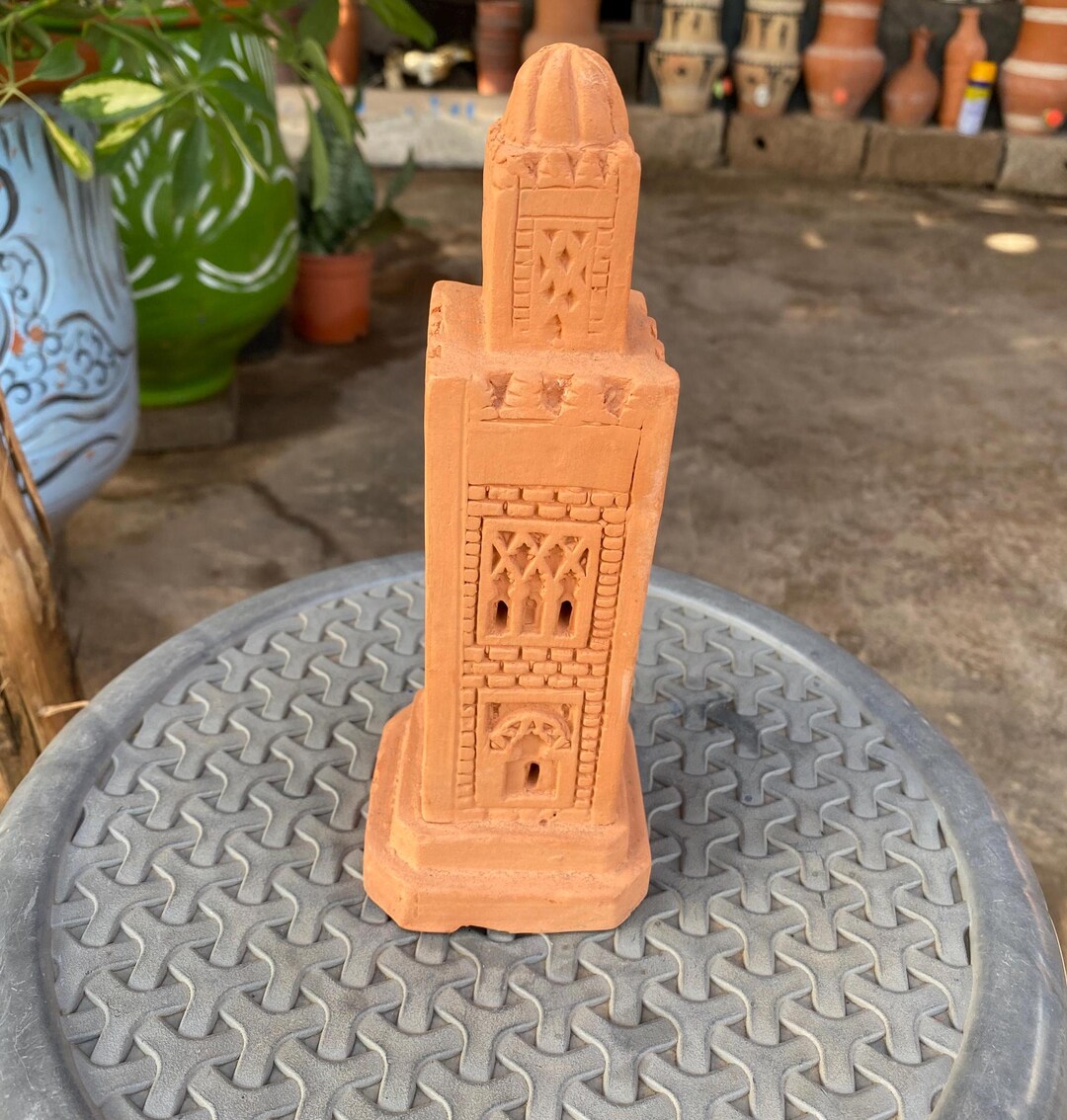 Traditional Clay Mosque Koutoubia Marrakesh Morocco, Ancient Decor ...