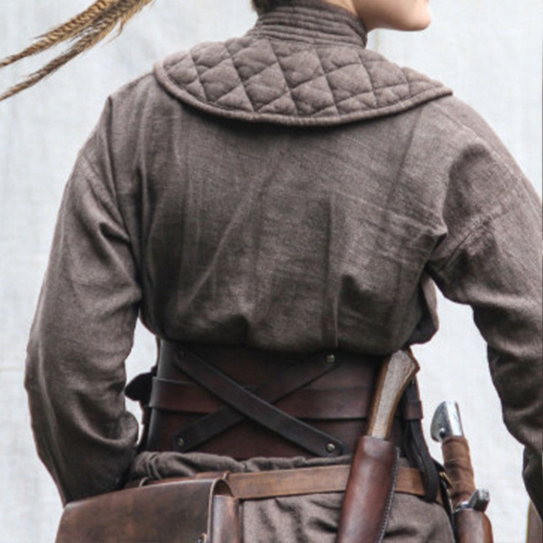 Handcrafted LARP Double Belt Authentic Saxon and Viking-inspired Design ...