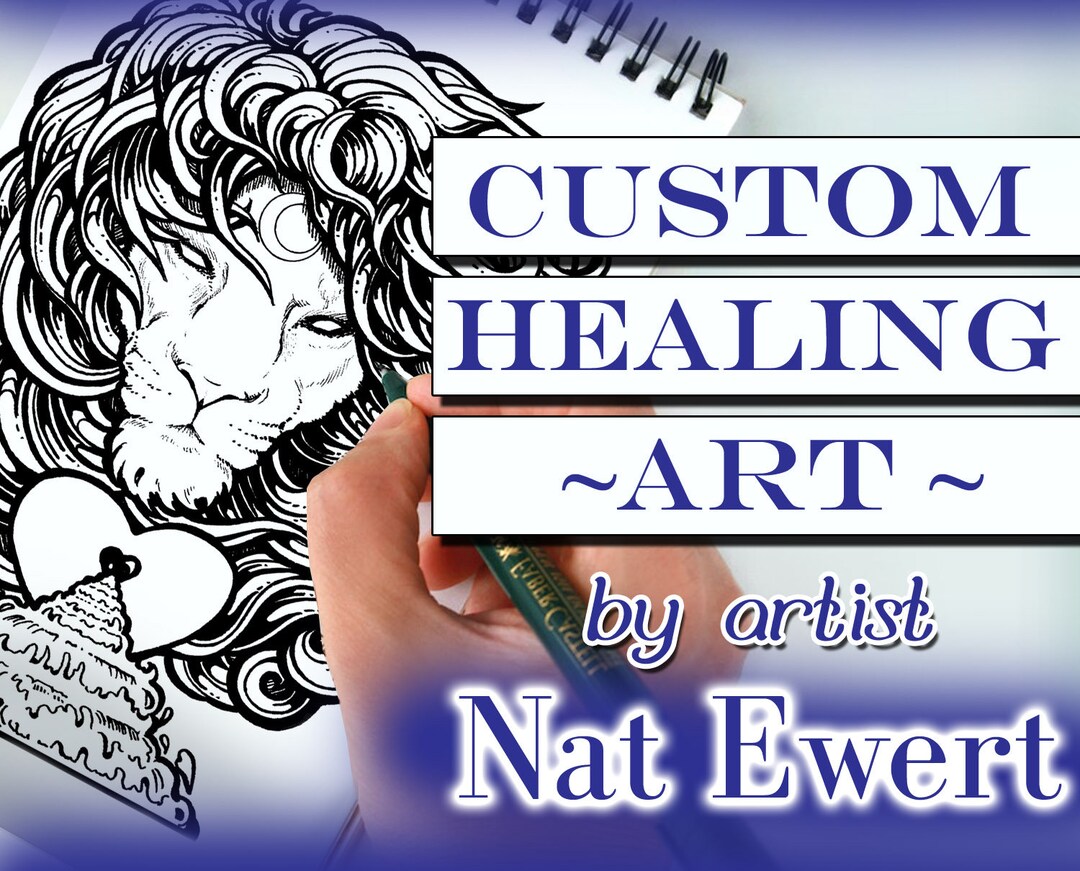 CUSTOM ORIGINAL Healing Drawing for Self Care, Healing, Strength ...