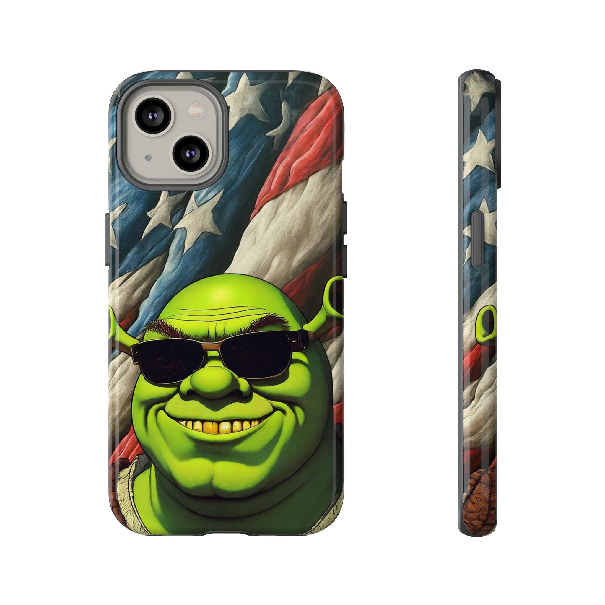 Shrek the American Funny Meme Phone Cases, Apple Iphone, Google Pixel, Samsung Galaxy, Tough ...