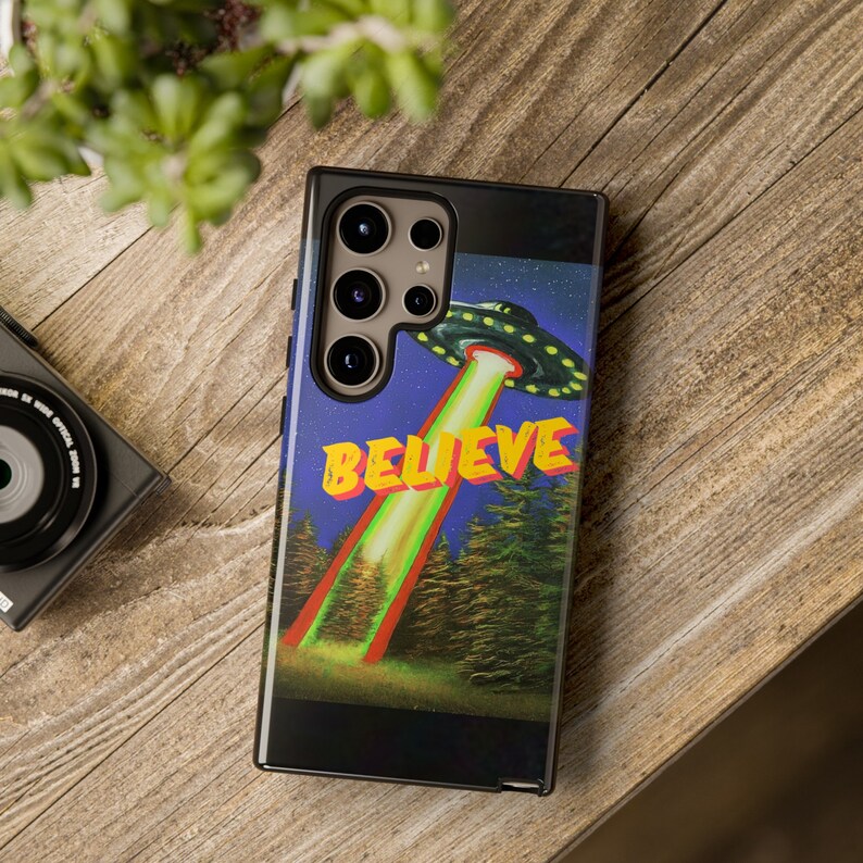 Alien UFO BELIEVE Cryptid Funny Meme Phone Cases, Apple Iphone, Google ...