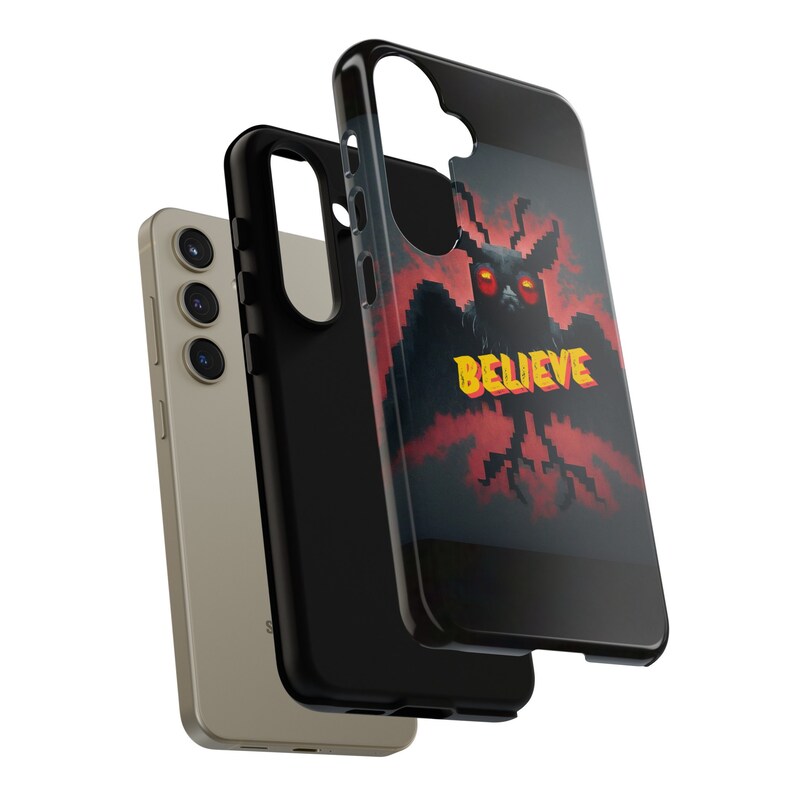Mothman BELIEVE Cryptid Funny Meme Phone Cases, Apple Iphone, Google ...