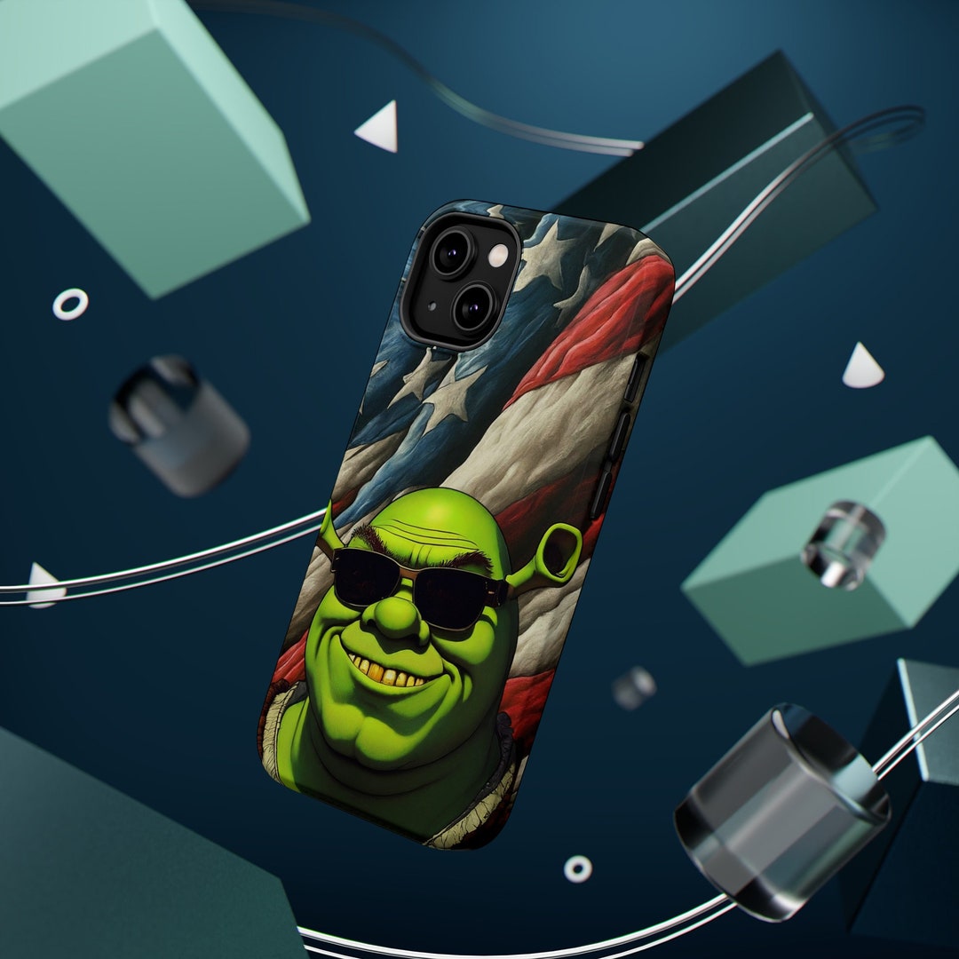 Magnetic Shrek the American Meme Magsafe Compatible Apple iPhone Tough ...