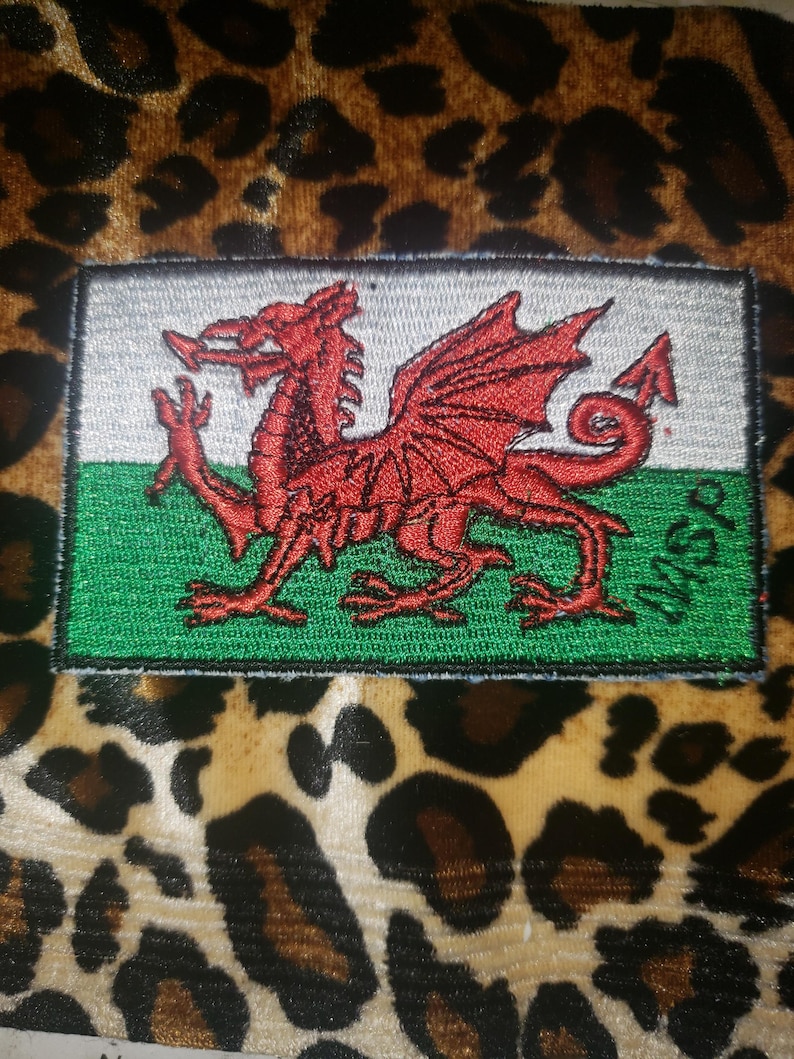 Welsh Flag Manics Patch - Etsy