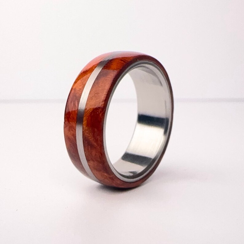 Stainless Steel Burl Ring - Etsy