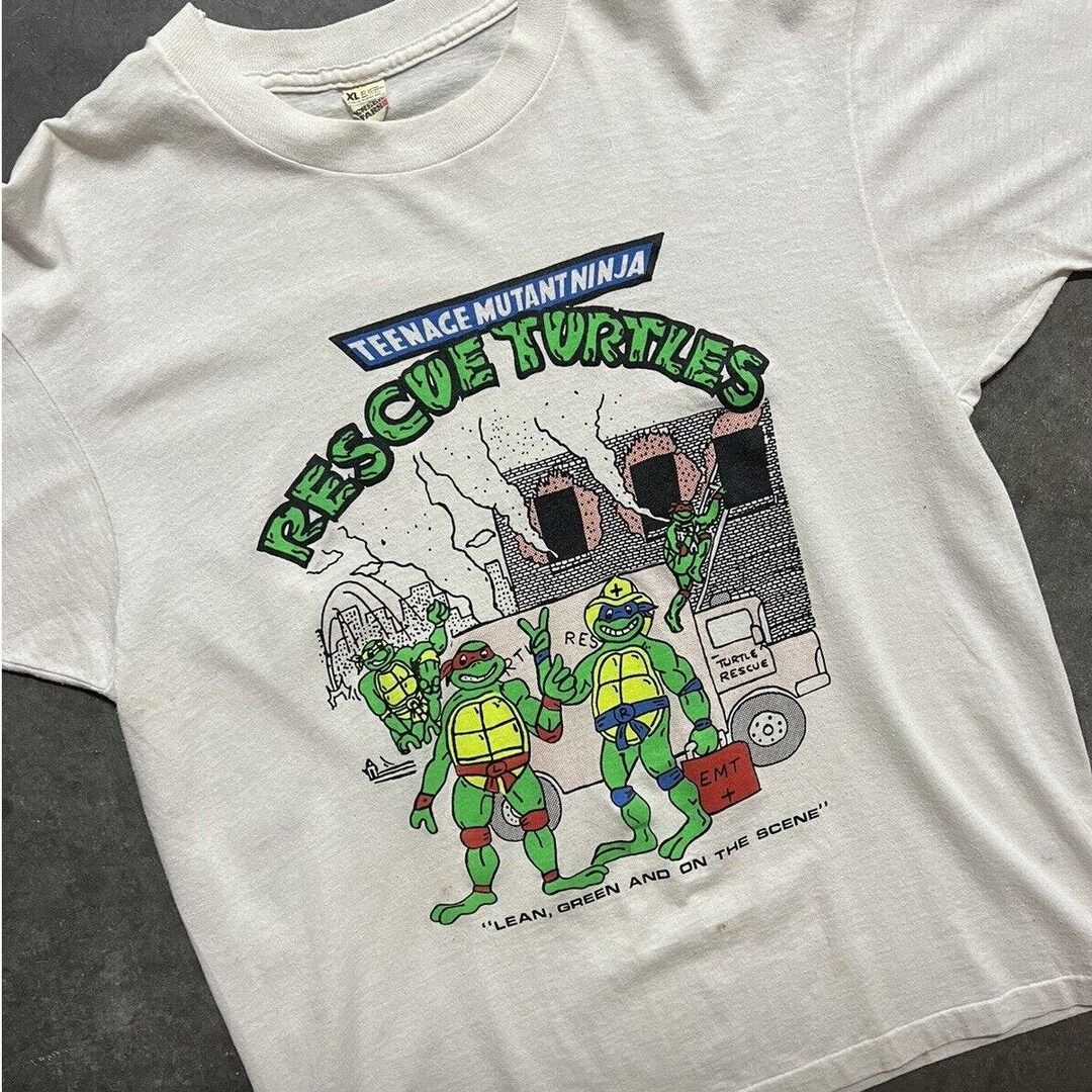 Teenage Mutant Ninja Turtles Vintage 90s Parody Graphic T-shirt - Etsy