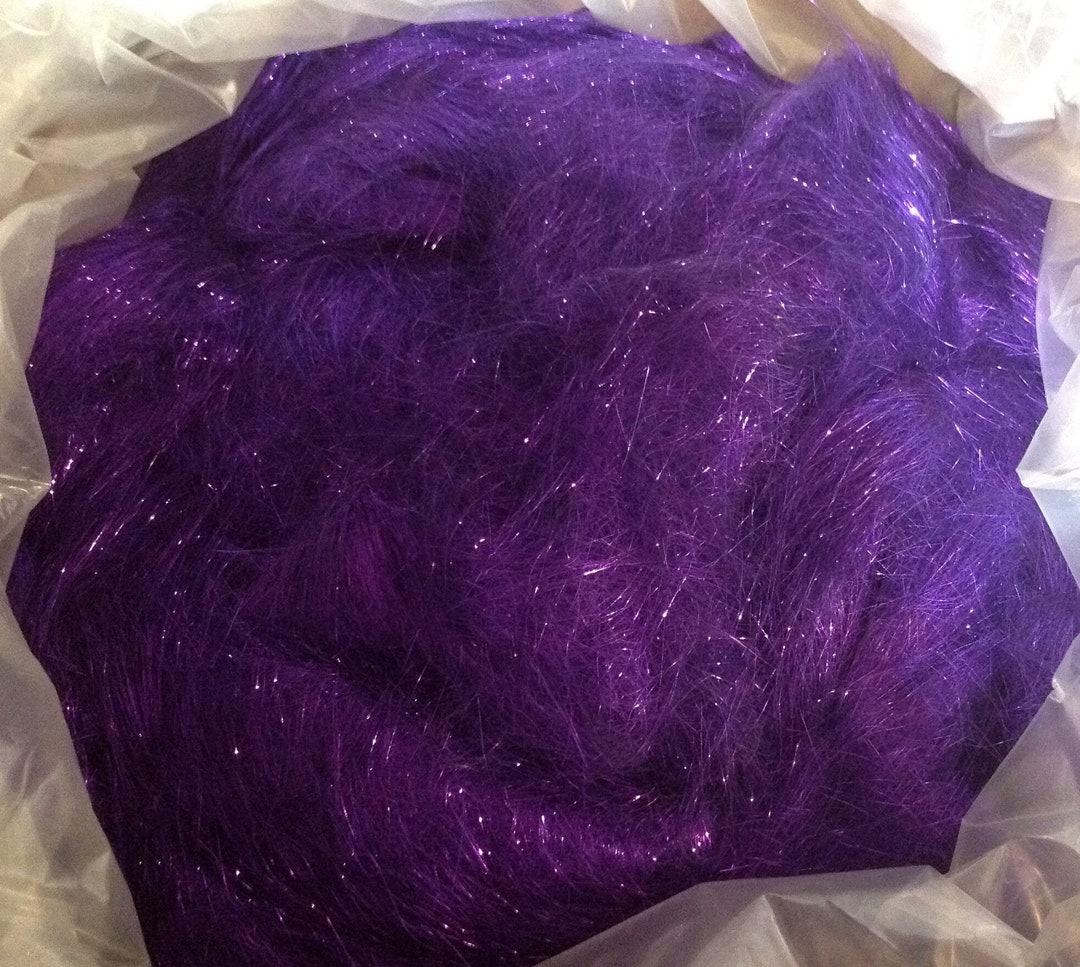 Light Purple Angelina Fibers,light Purple, Spinning, Fiber, Sparkle ...
