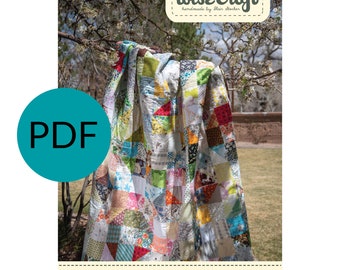Rojas Modern Quilt PDF Pattern Instant Download - Etsy