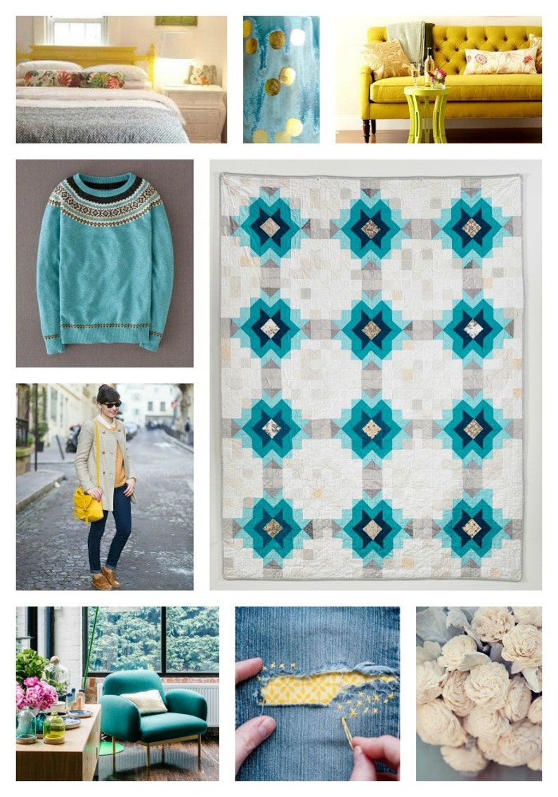 Echo Star Quilt Pattern PDF Instant Download, Modern Quilt - Etsy Australia