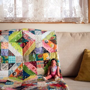 Rojas Modern Quilt PDF Pattern, Instant Download - Etsy