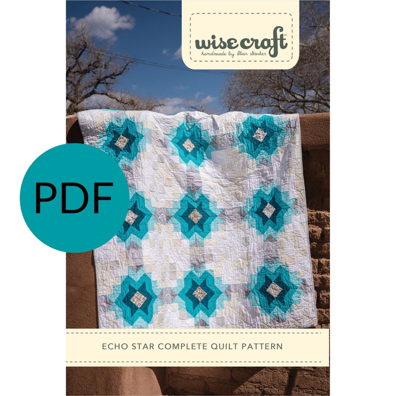 Echo Star Quilt Pattern PDF Instant Download, Modern Quilt - Etsy Australia