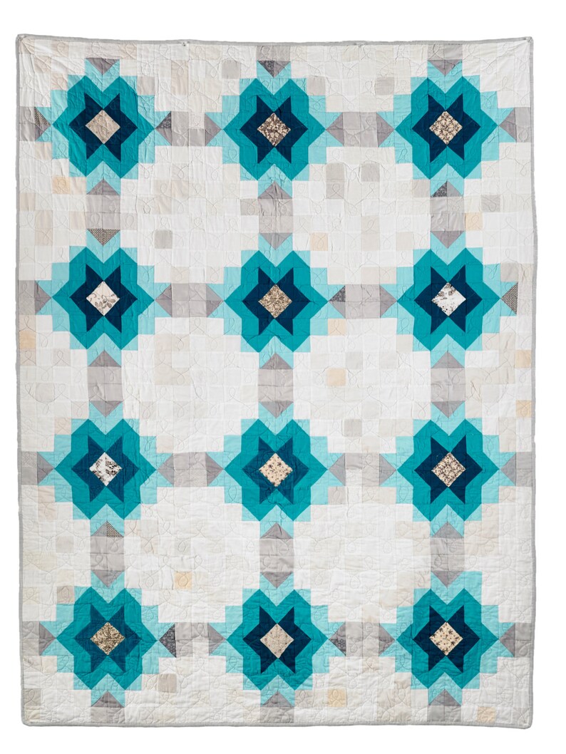 Echo Star Quilt Pattern PDF Instant Download, Modern Quilt - Etsy Australia