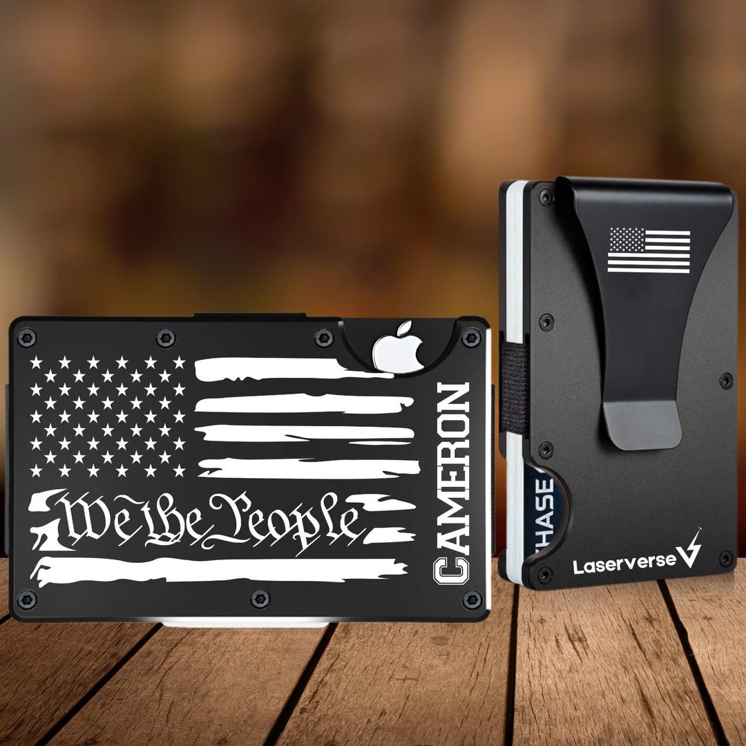 We the People Wallet - American Flag Custom Wallet – RFID Blocking ...