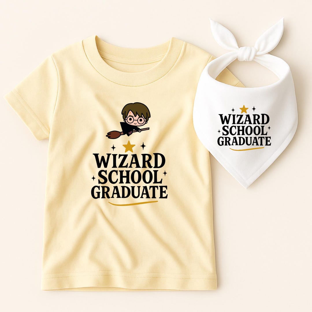 Kids Wizard Graduation Shirt: Magical School Outfit - Etsy