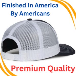 Trump 2024 God Bless America Trucker Hat Trump Fight Distressed Leather ...