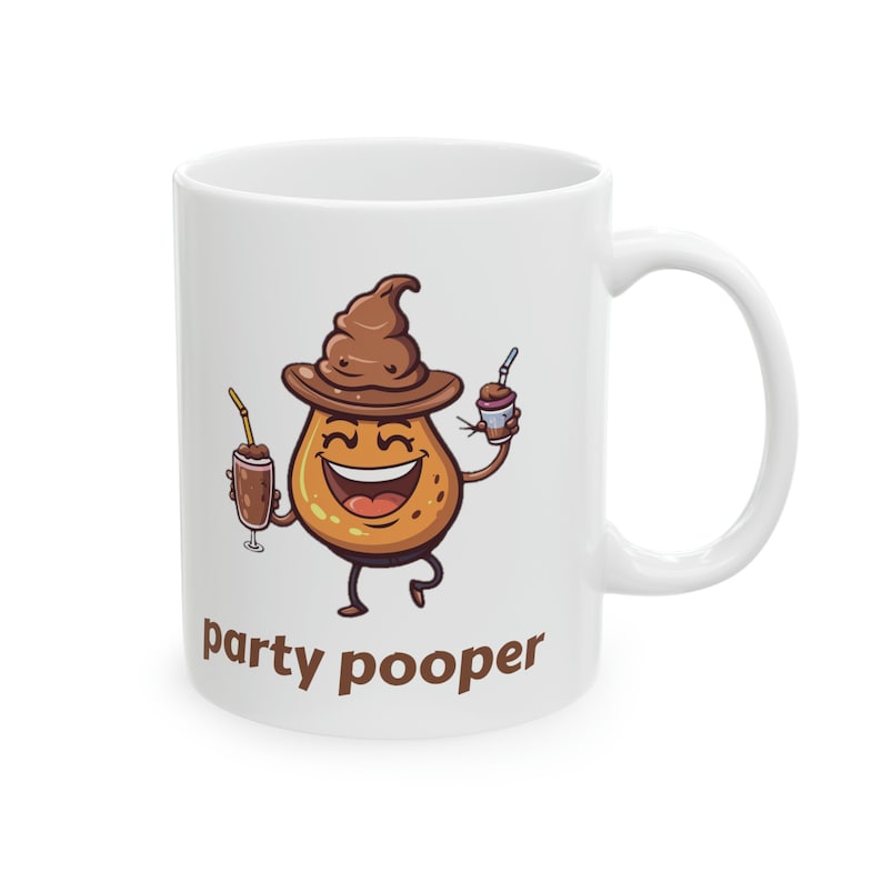 Party Pooper Mug Party Mug Funny Mug Gift Mug Coffee Mug Joke Mug Meme ...