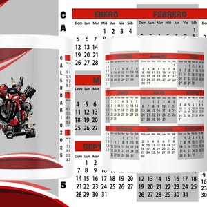 Calendar Mug Template for Corporate Style Mugs Easy and Editable in ...