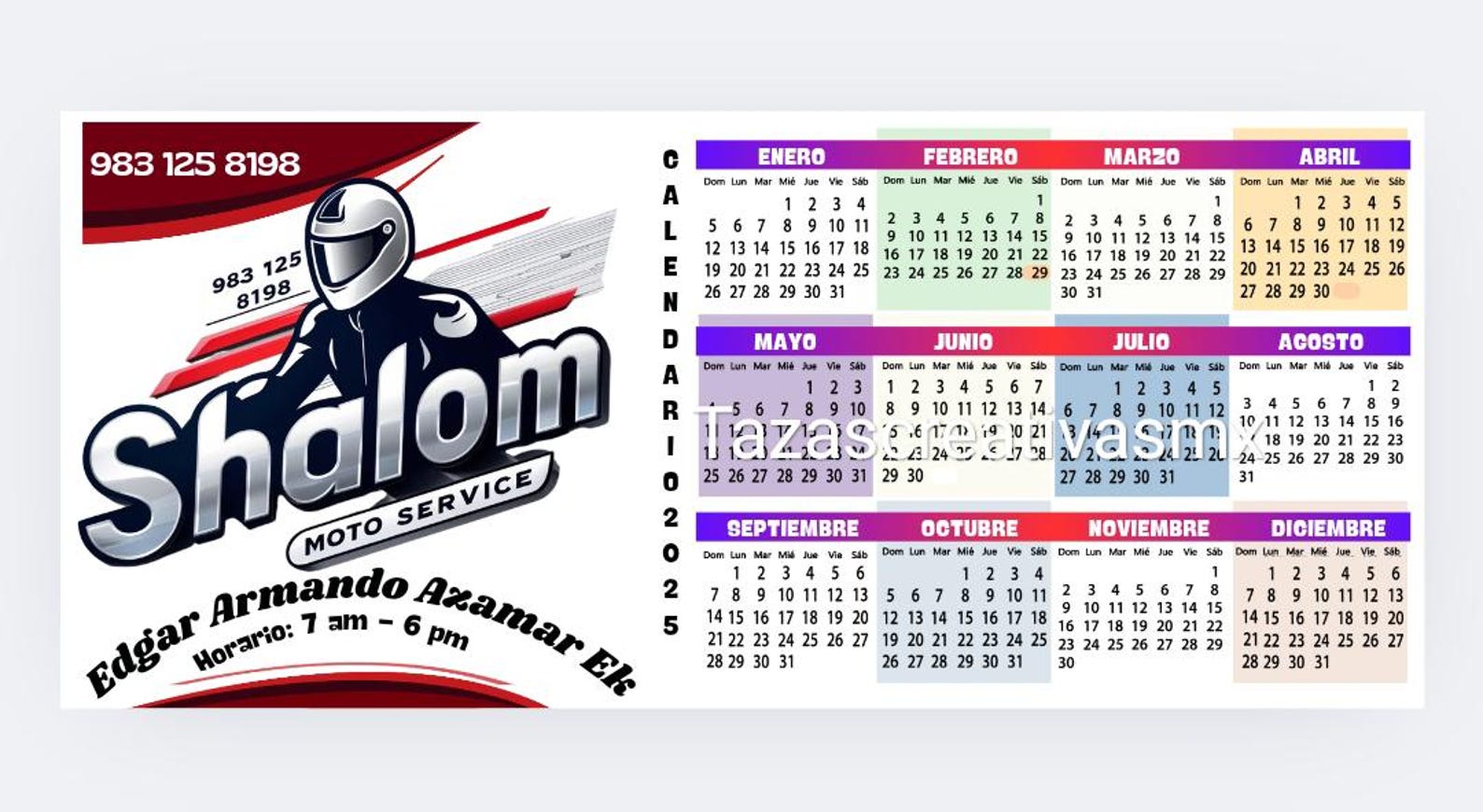 Calendar Mug Template for Corporate Style Mugs Easy and Editable in ...