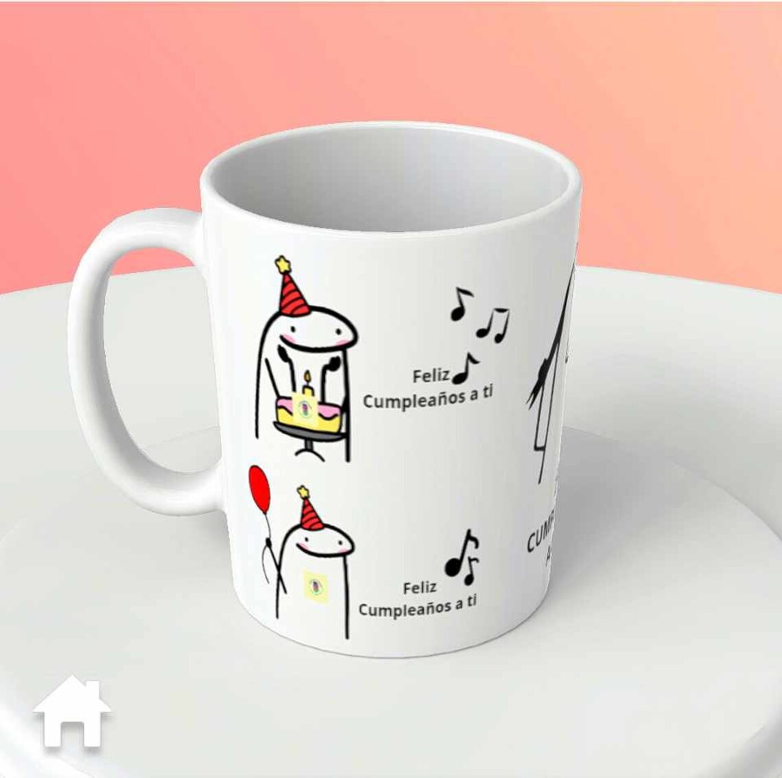FLORK Personalized Mug Happy Birthday FRIEND / FRIEND Template for Mug ...